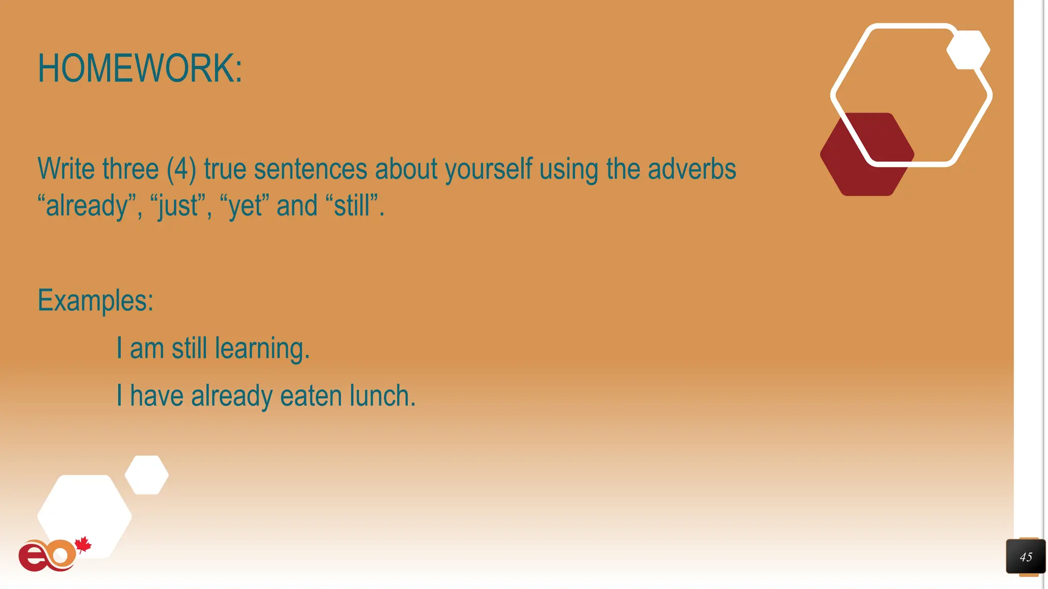 AdverbsJustYetAlreadyStillEOlunch&learn.pptx