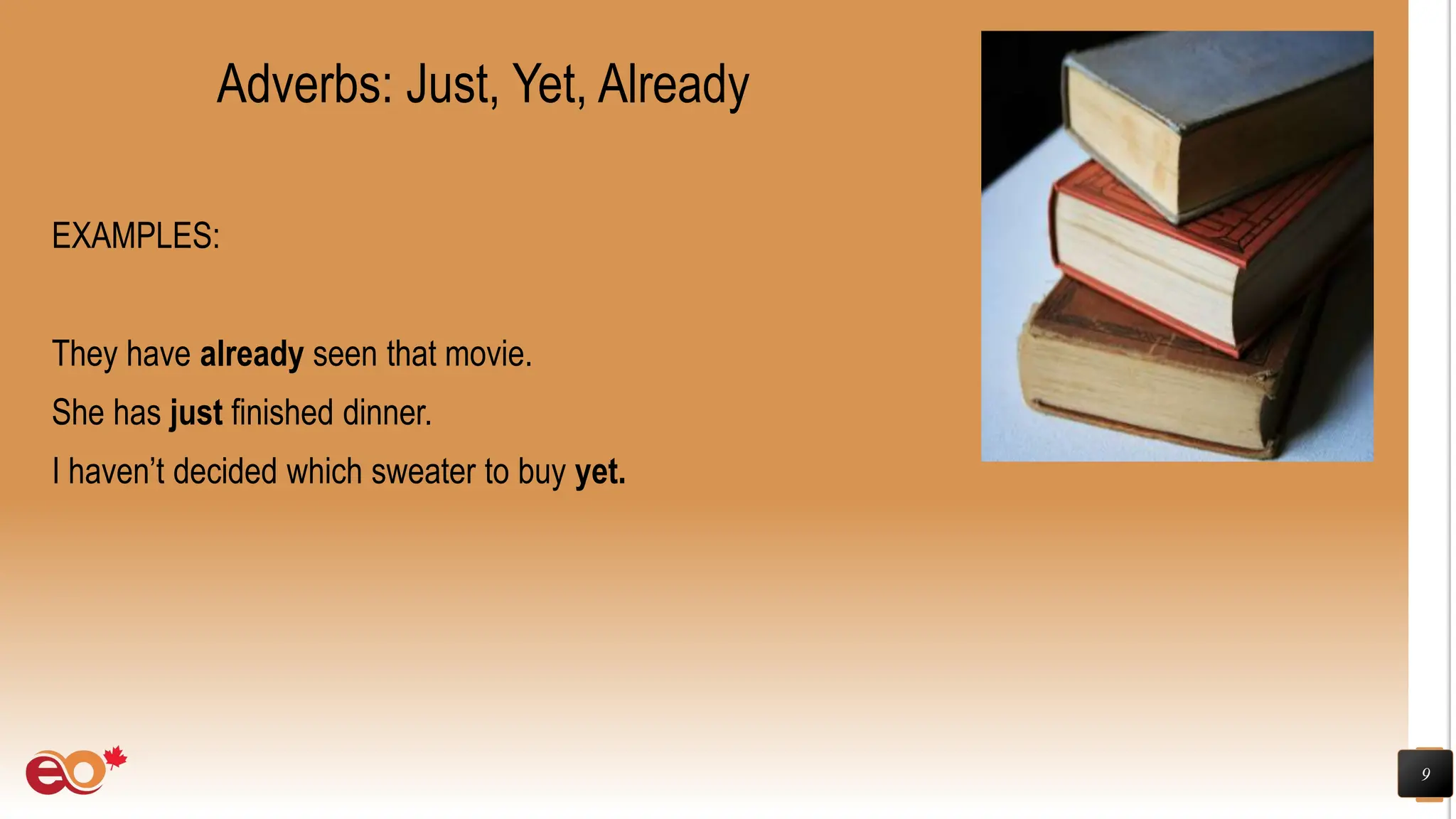 AdverbsJustYetAlreadyStillEOlunch&learn.pptx