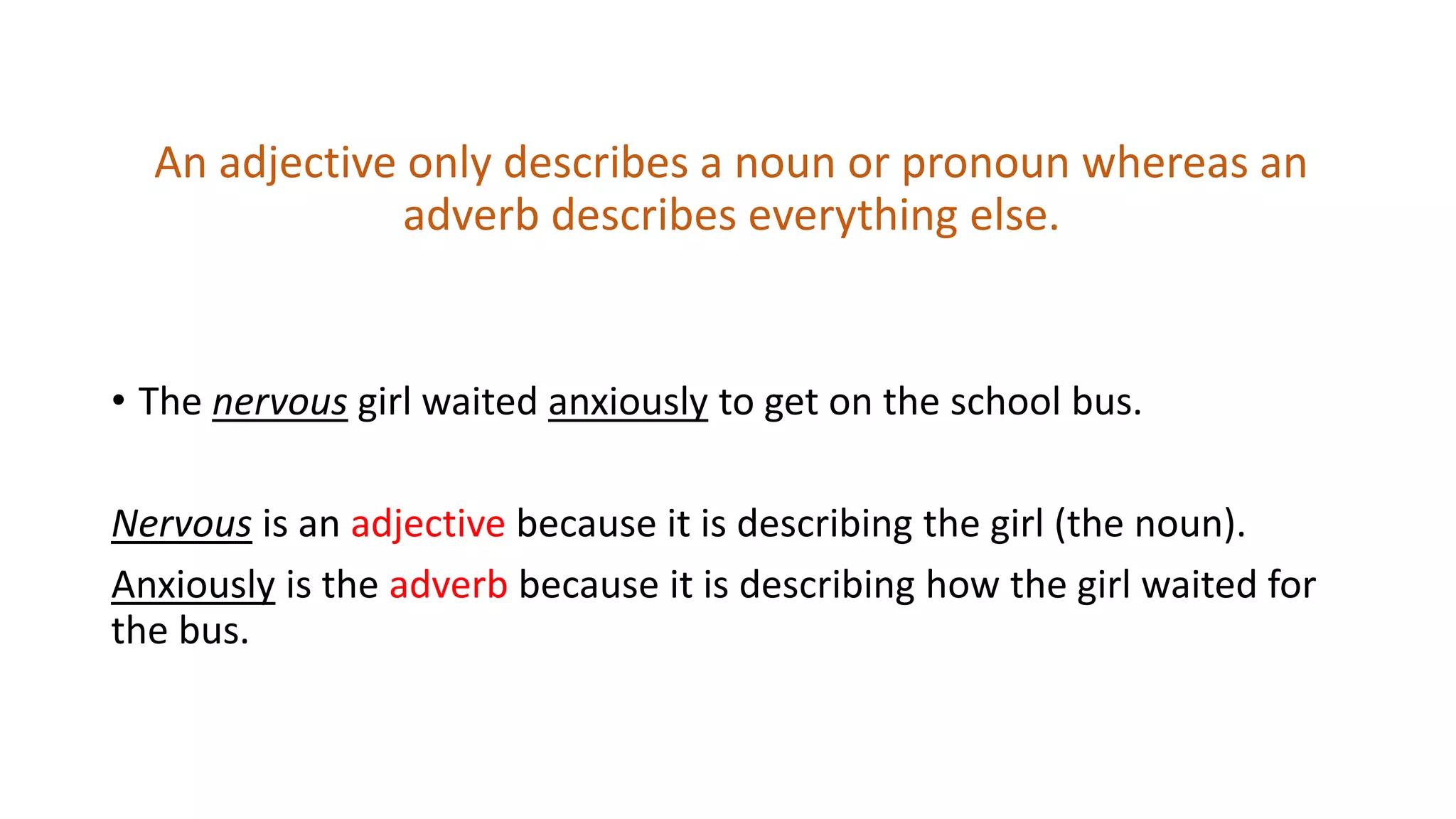 Adverbs (ly) | PPTX