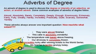 Adverbs of degree | PPTX