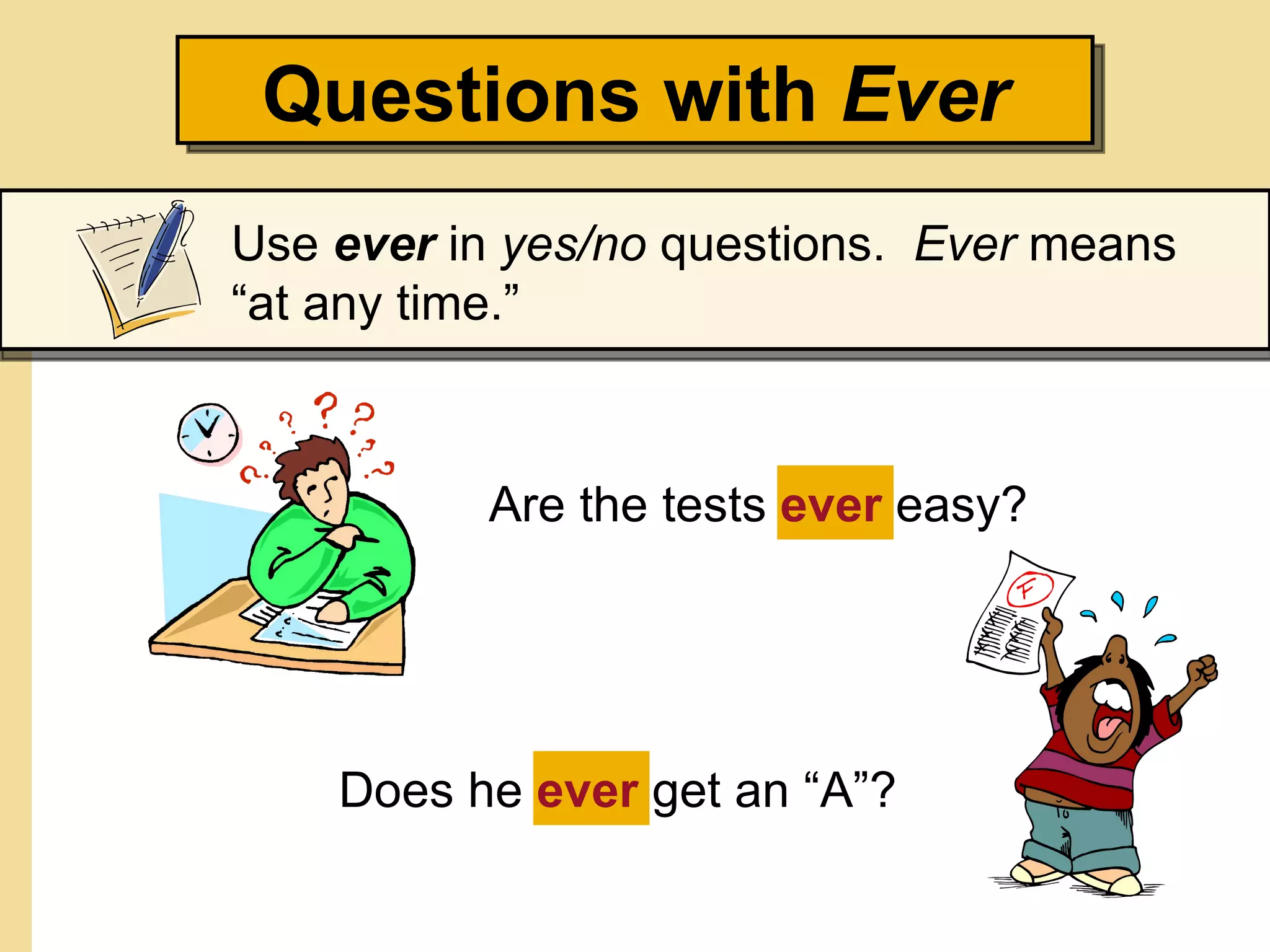 Adverbs of frequency | PPS