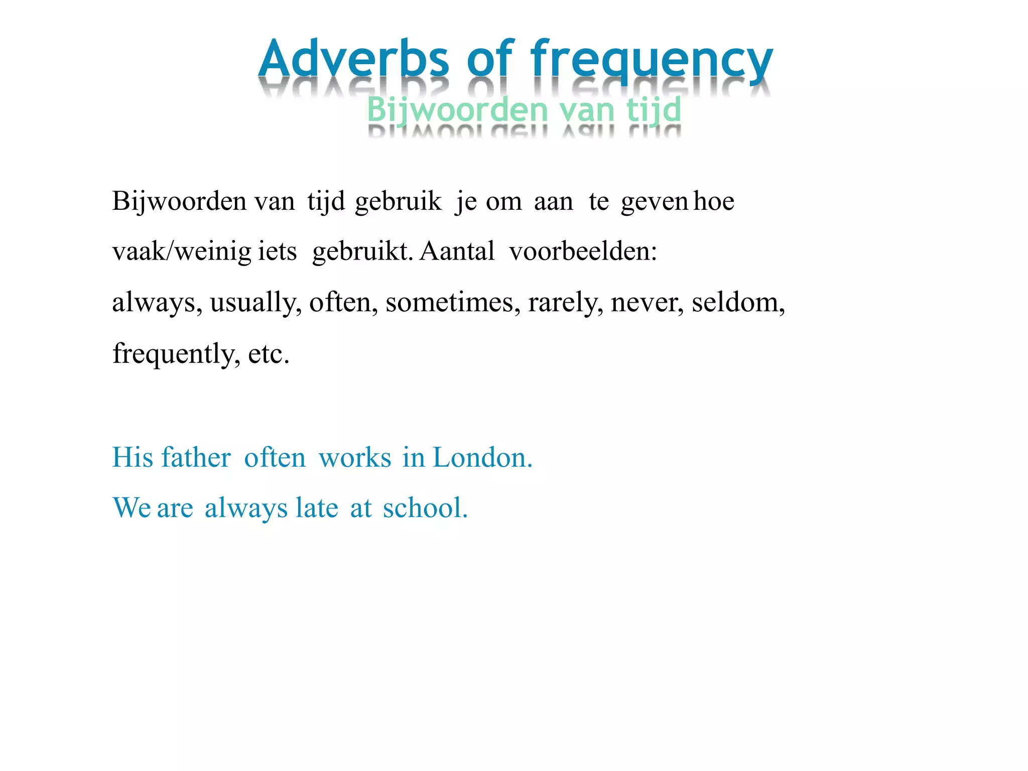 Adverbsoffrequency | PPTX