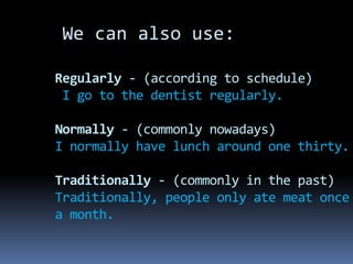 Adverbs of frequency | PPT