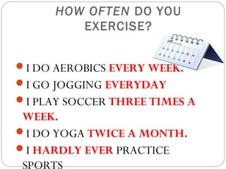 Adverbs of frequency | PPT