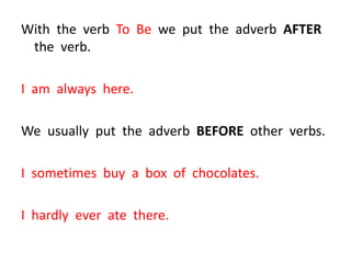 Adverbs of frequency | PPTX | Classical Music | Music