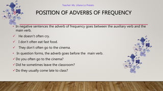 Adverbs of frequency | PPTX