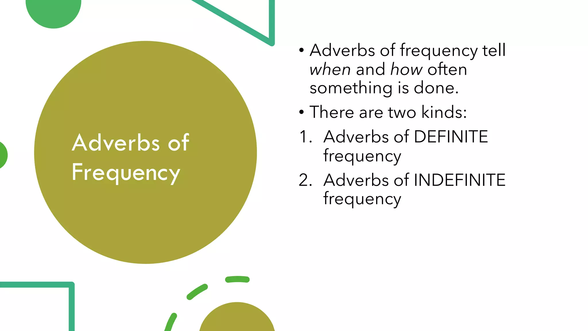 Adverbs Of Frequency | PDF