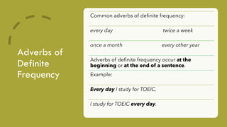 Adverbs Of Frequency | PPT