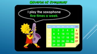 adverbs of frequency.pptx par sexto grado | PPTX