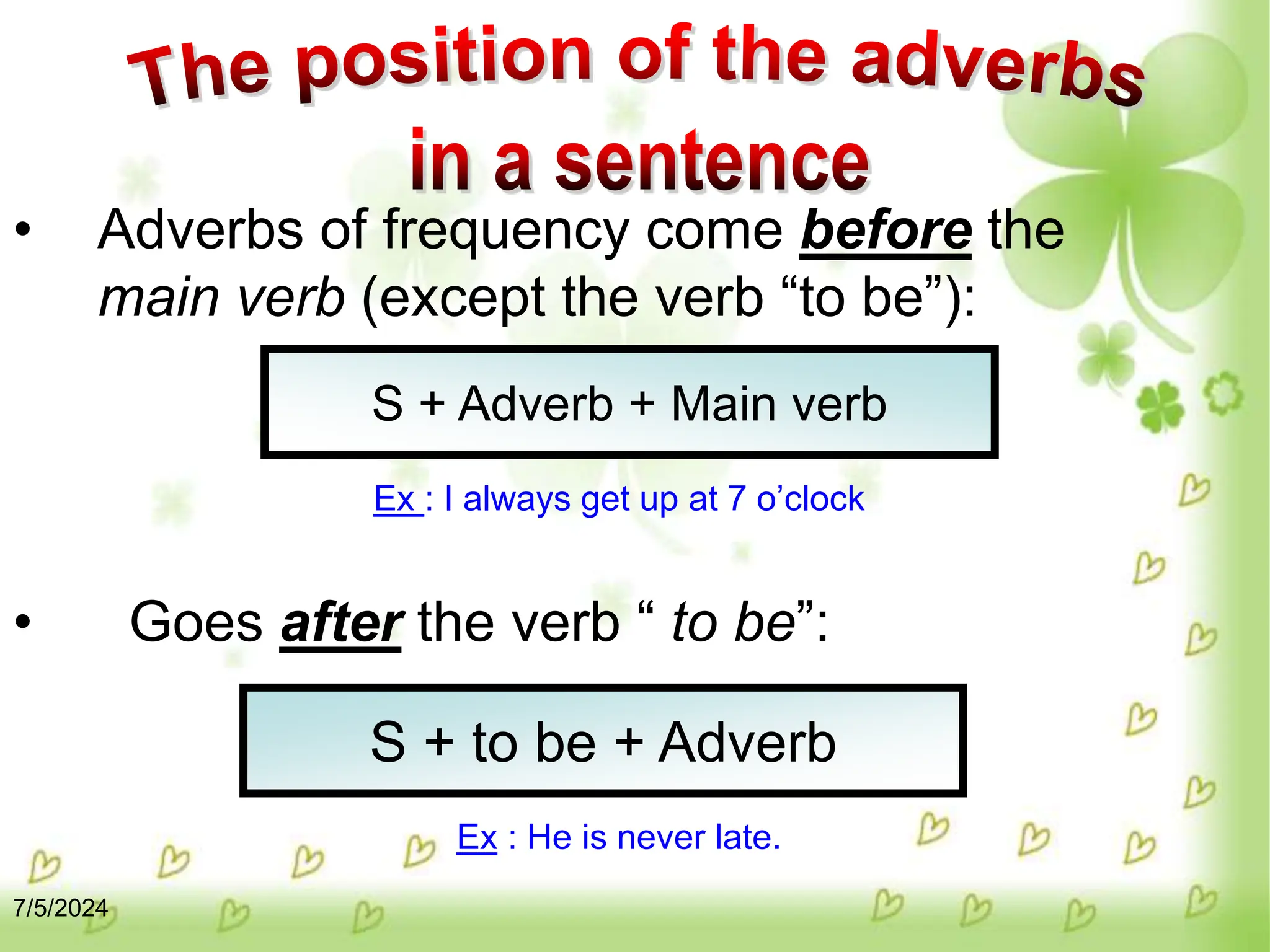 ADVERBS OF FREQUENCY - English grammar.ppt