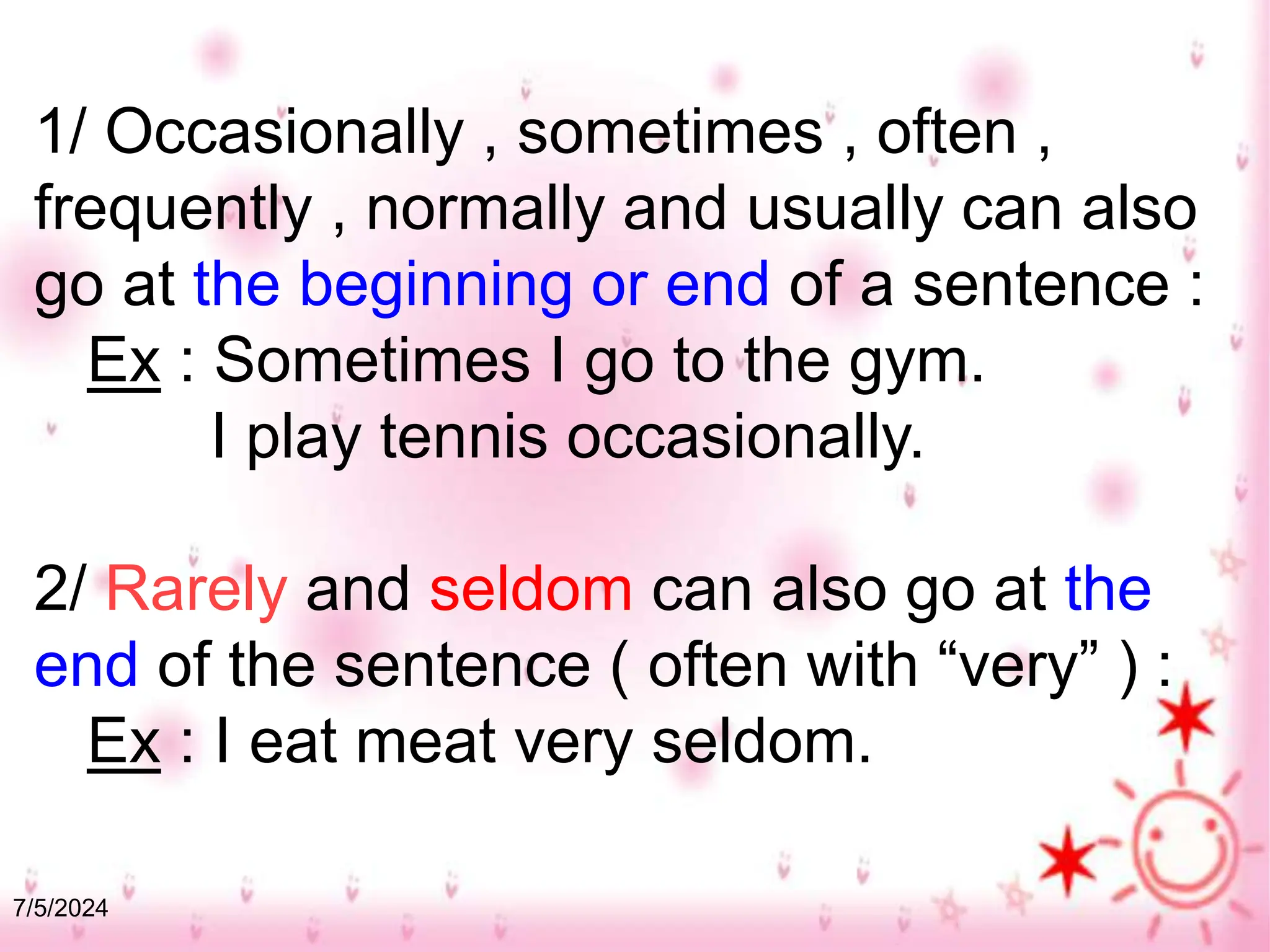 ADVERBS OF FREQUENCY - English grammar.ppt