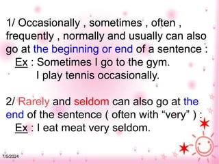 ADVERBS OF FREQUENCY - English grammar.ppt