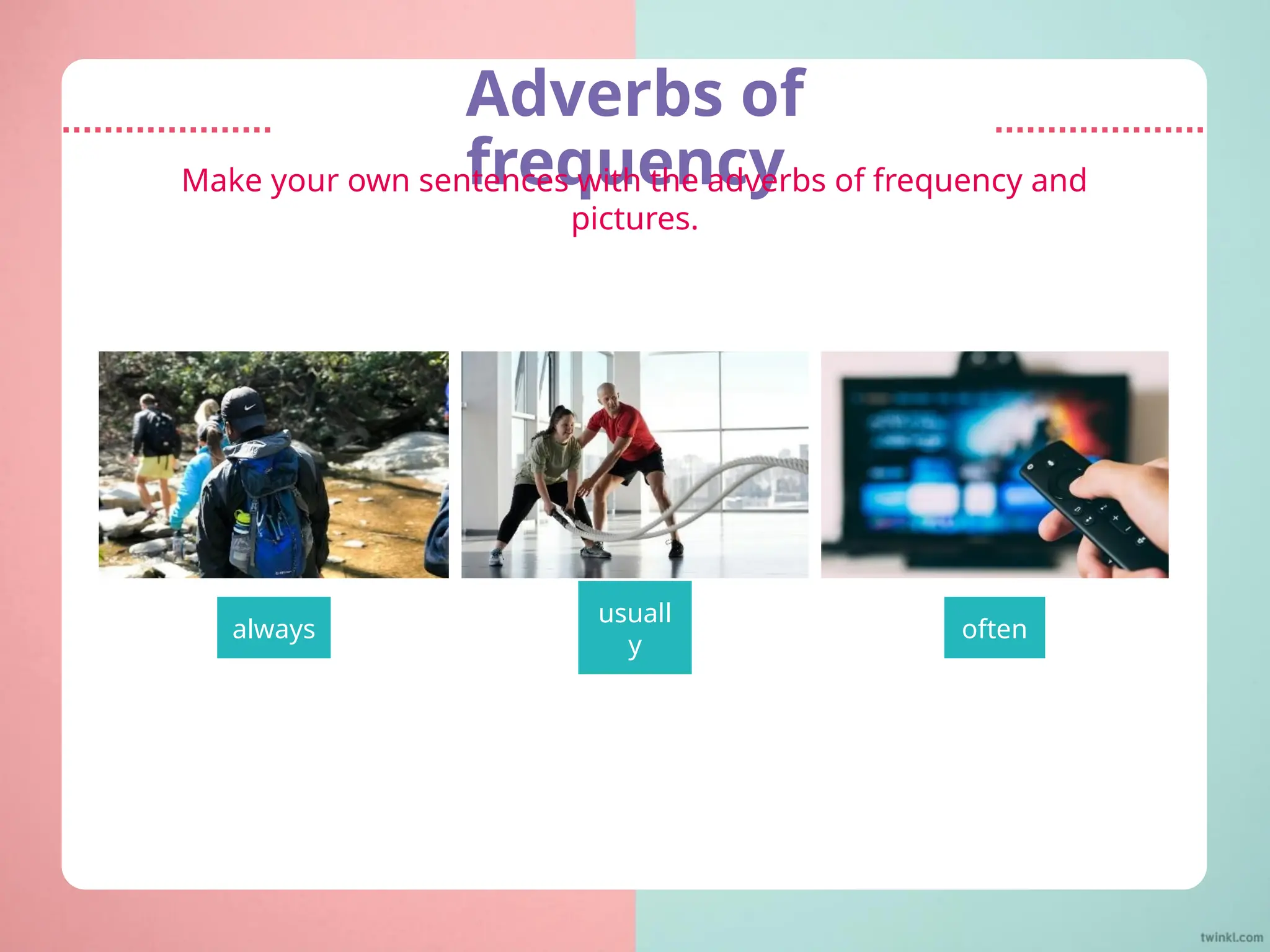 Adverbs of frequency Grammar Topic to explain | PPTX