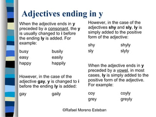 Adverbs of manner | PPT