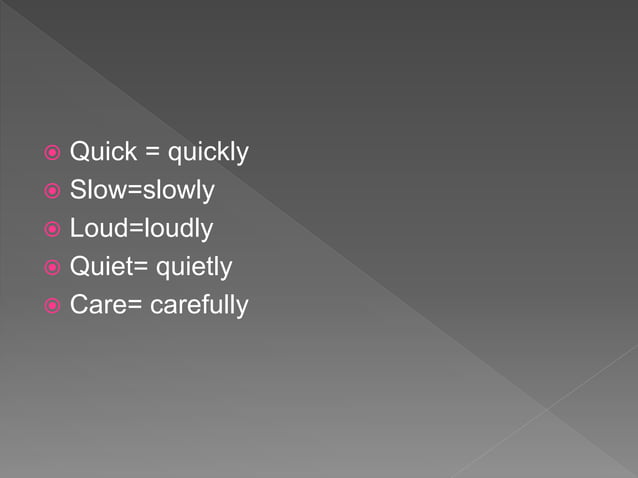 Adverbs of manner | PPT