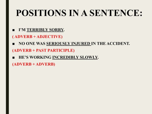 ADVERBS OF MANNER - Learn abou adverbs of manner | PPT