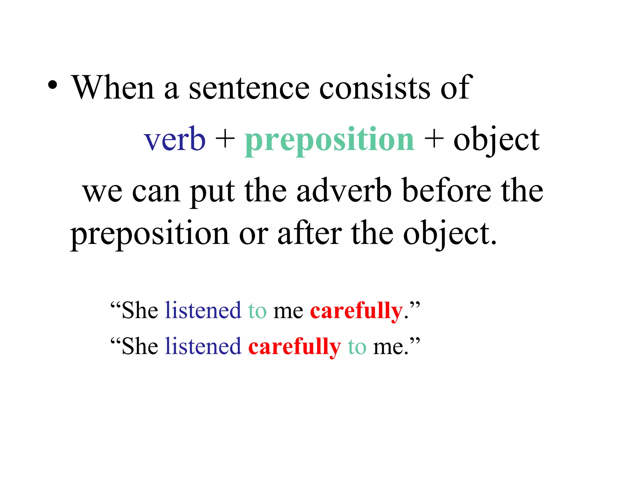 Adverbs of manners part 1 rules | PPT