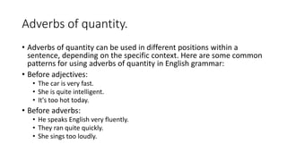 Adverbs of quantity Unit 1 Lesson 2.pptx