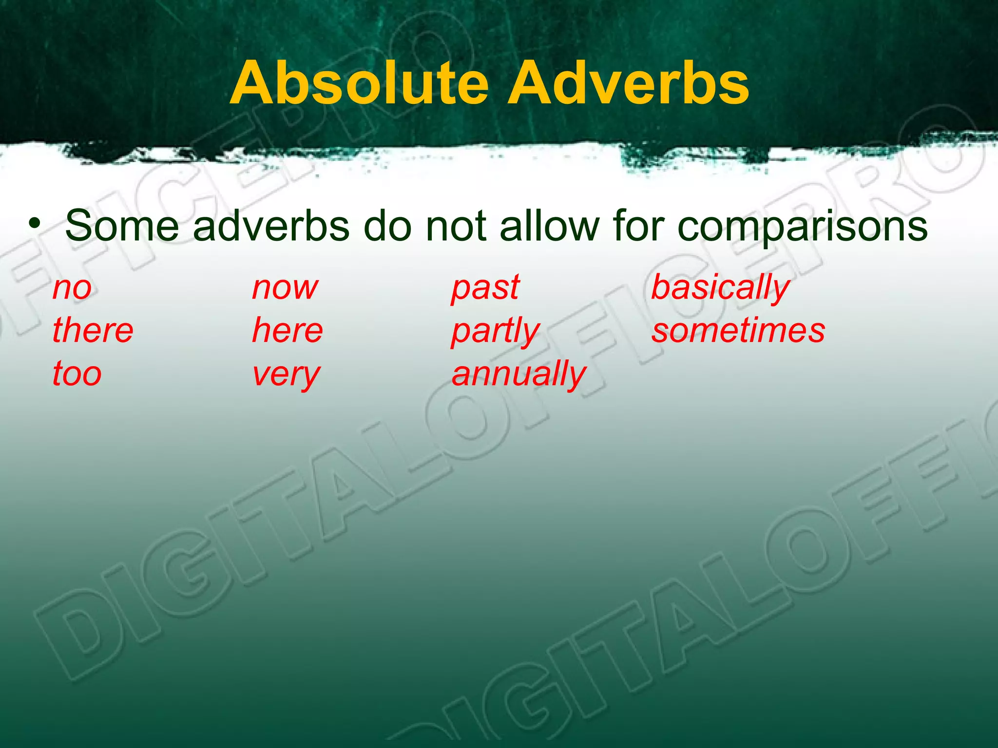 Adverbs powerpoint (ms standard 4a10) | PPT | Education