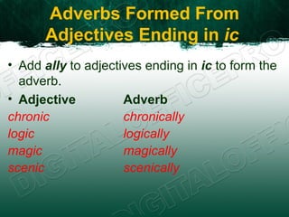 Adverbs powerpoint (ms standard 4a10) | PPT | Education