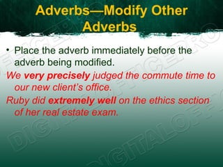 Adverbs powerpoint (ms standard 4a10) | PPT | Education