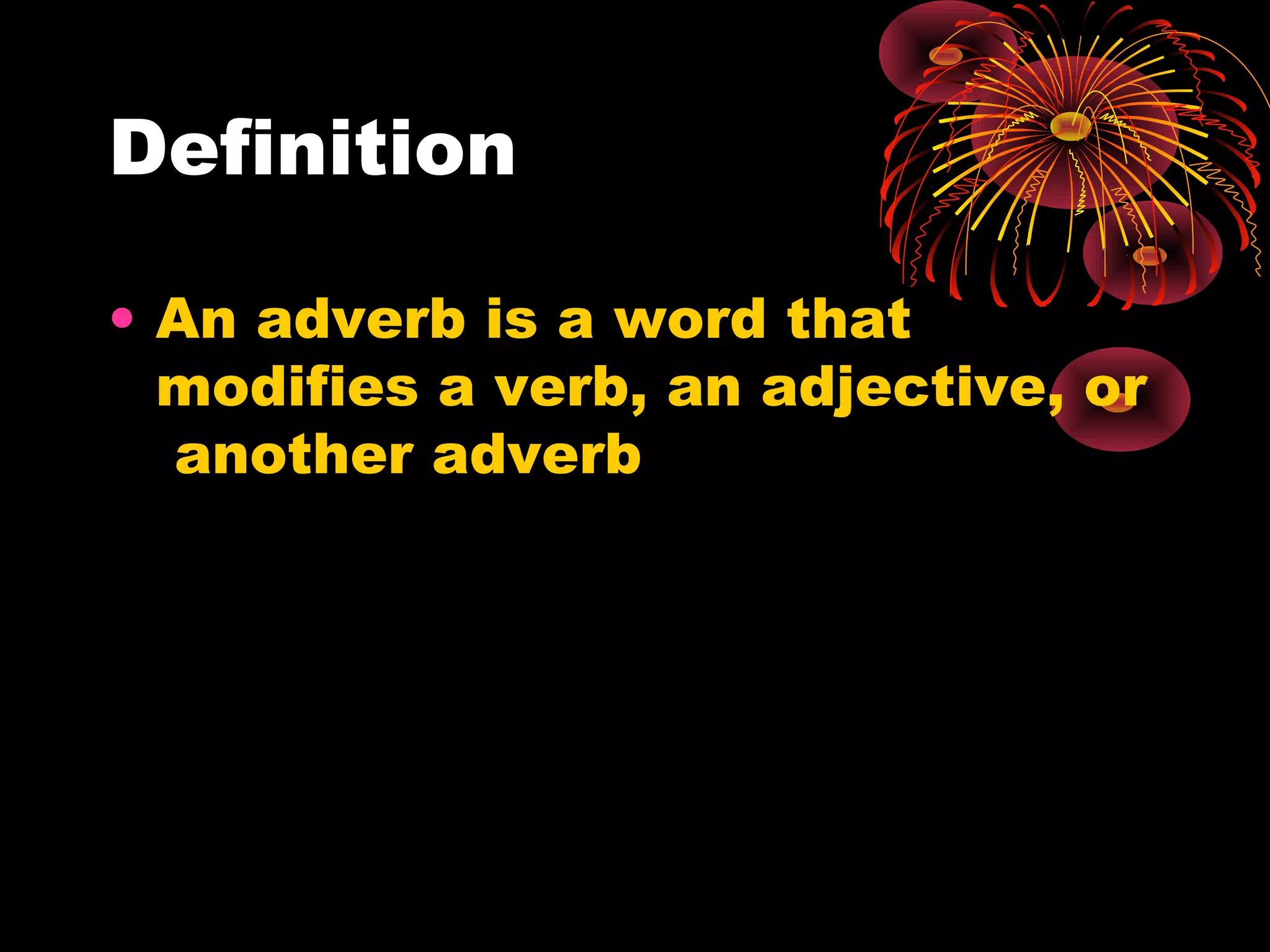 Adverbs ppt | PPT