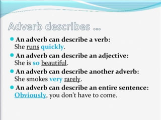 Adverbs ppt | PPTX