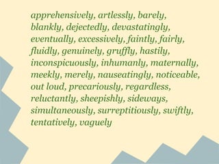 Adverbs prep chapter1 | PPT