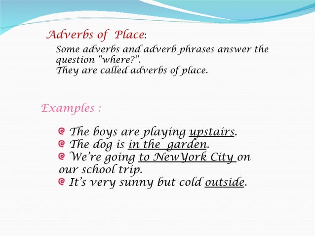 Adverbs presentation | PPT