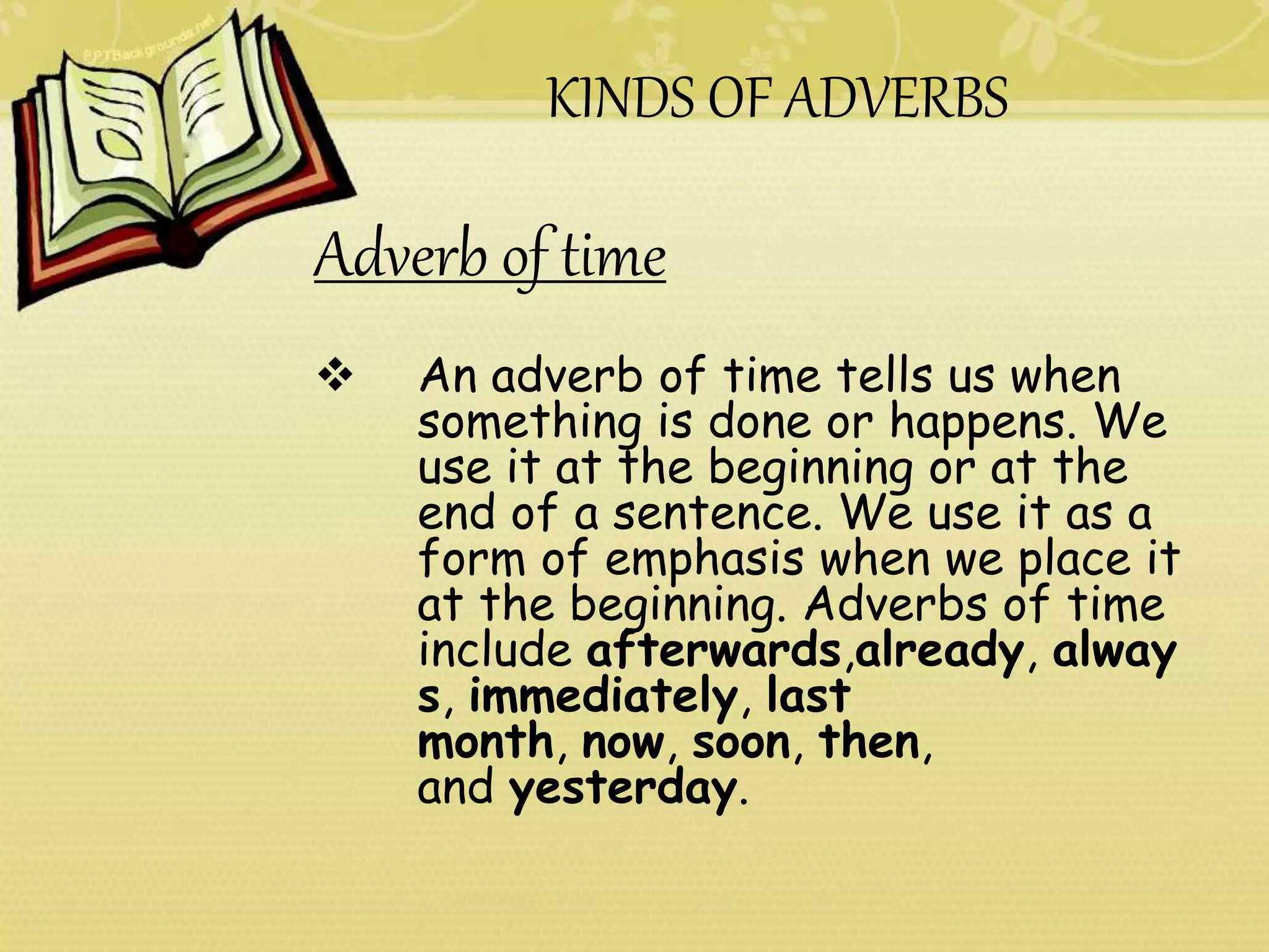 ADVERBS | PPTX