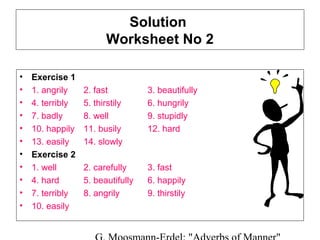Adverbs revised | PPT