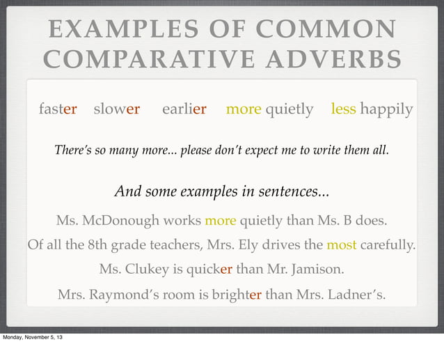 Comparative & Superlative Adverbs | PDF
