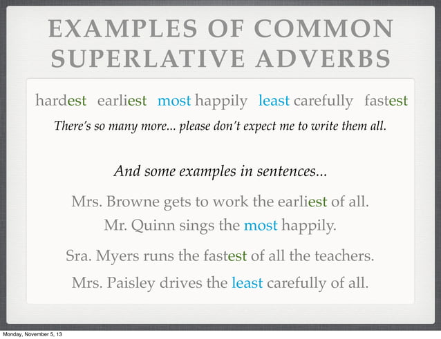 Comparative & Superlative Adverbs | PDF