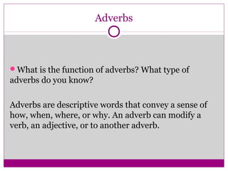 Adverbs upper int | PPT
