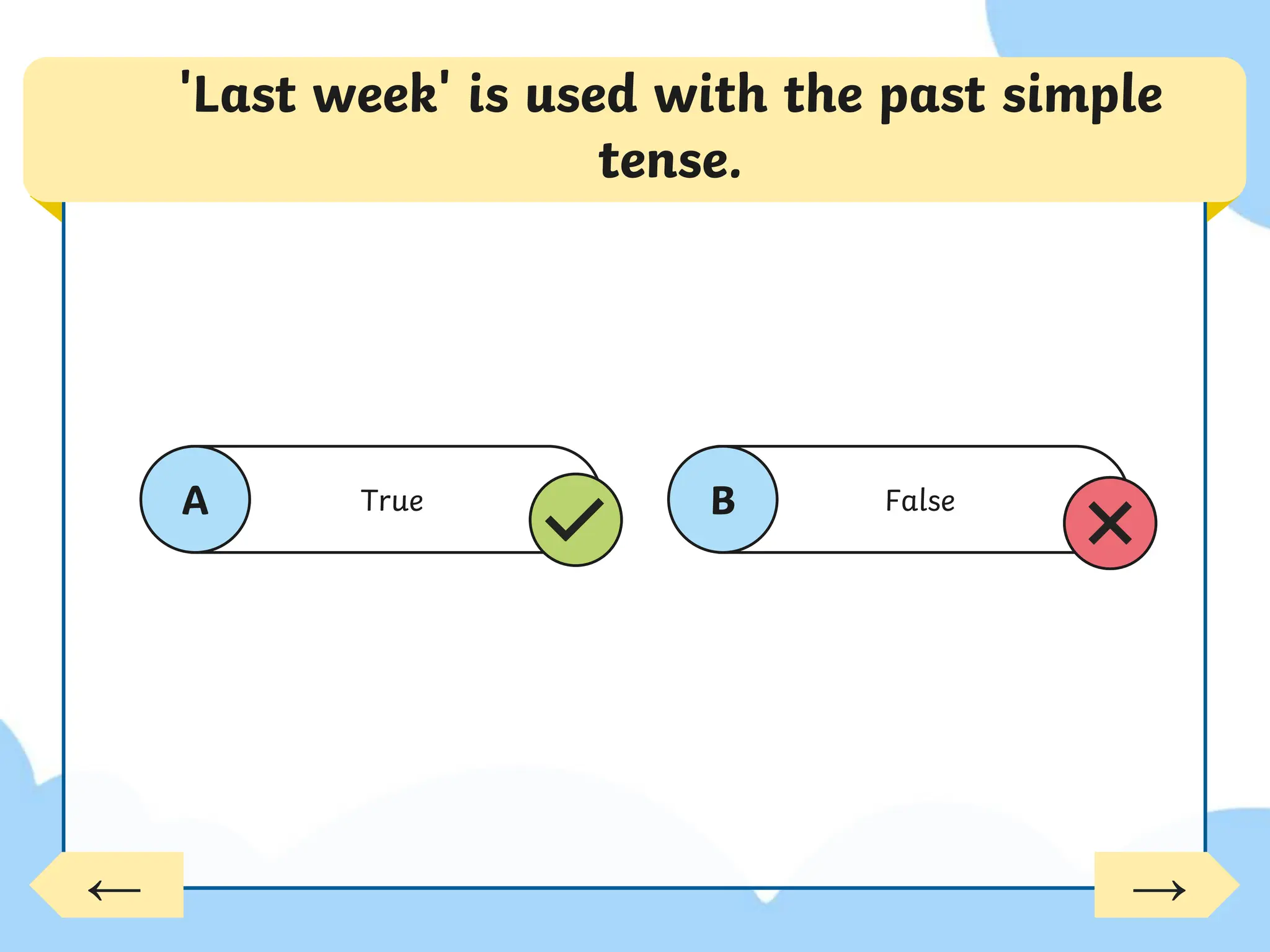 Adverb use in present perfect and adverbs use in past simple Quiz ...