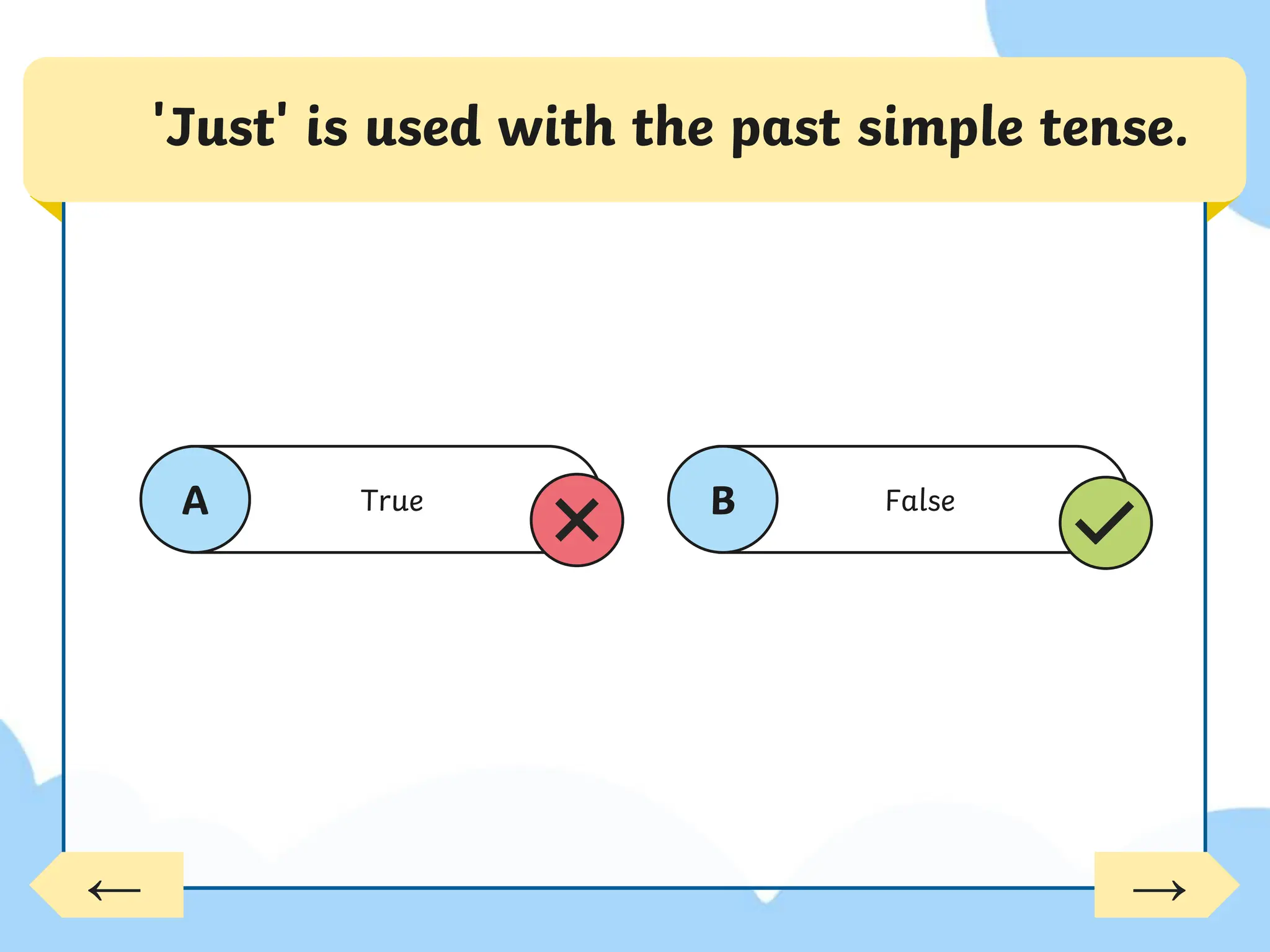 Adverb use in present perfect and adverbs use in past simple Quiz ...