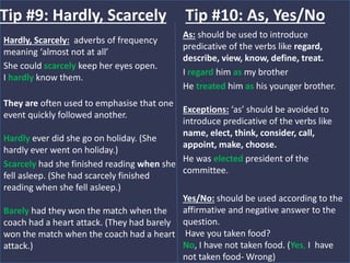 Tips on Using Adverbs | PPTX