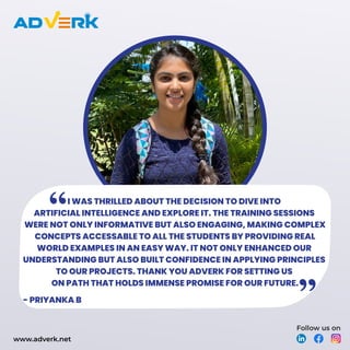 ADVERK INDUSTRIAL TRAINING PROGRAM STUDENT REVIEW | PDF
