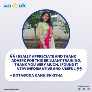 ADVERK INDUSTRIAL TRAINING PROGRAM PDF file | PDF