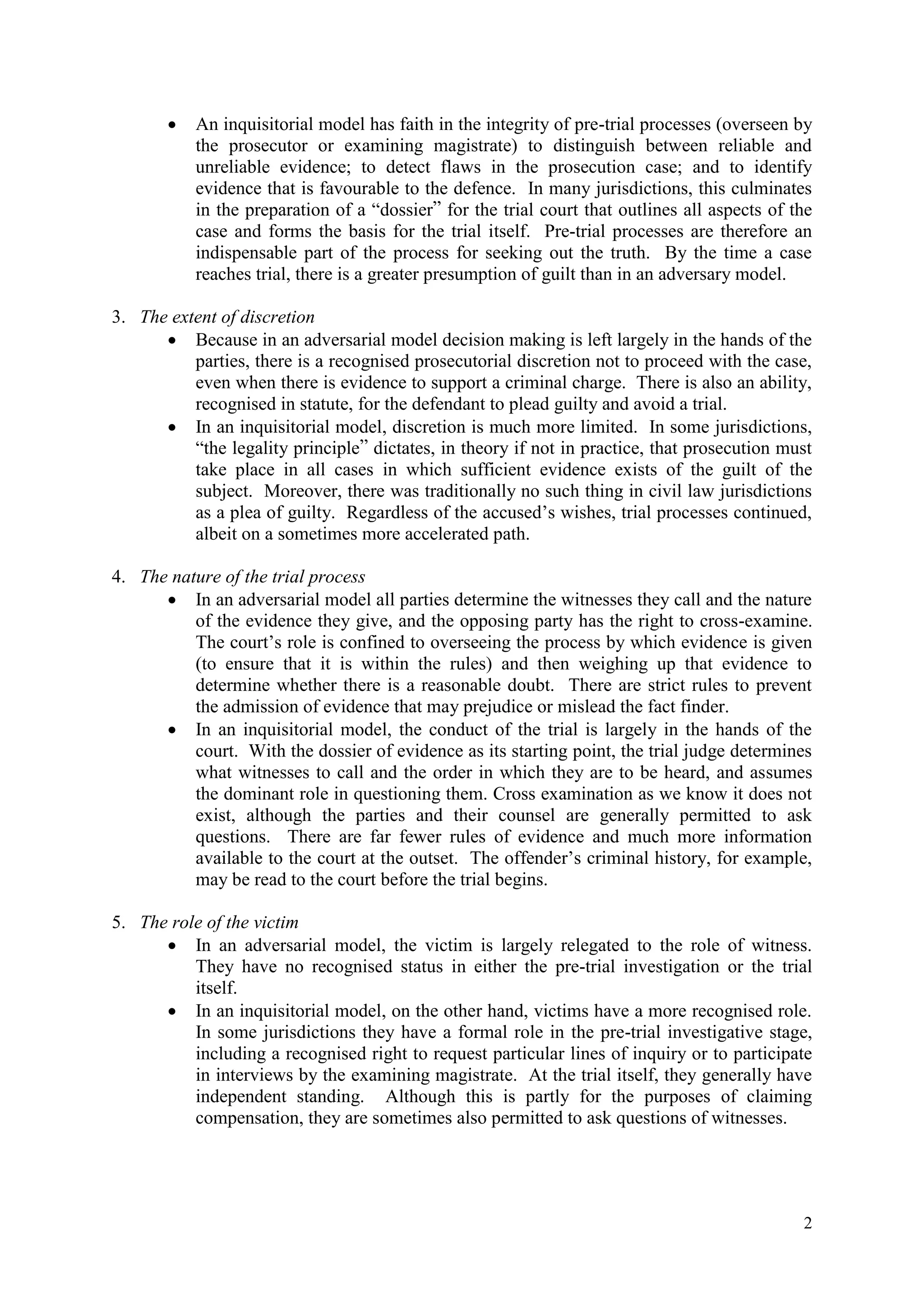 Adversarial and inquisitorial_systems_2 | PDF
