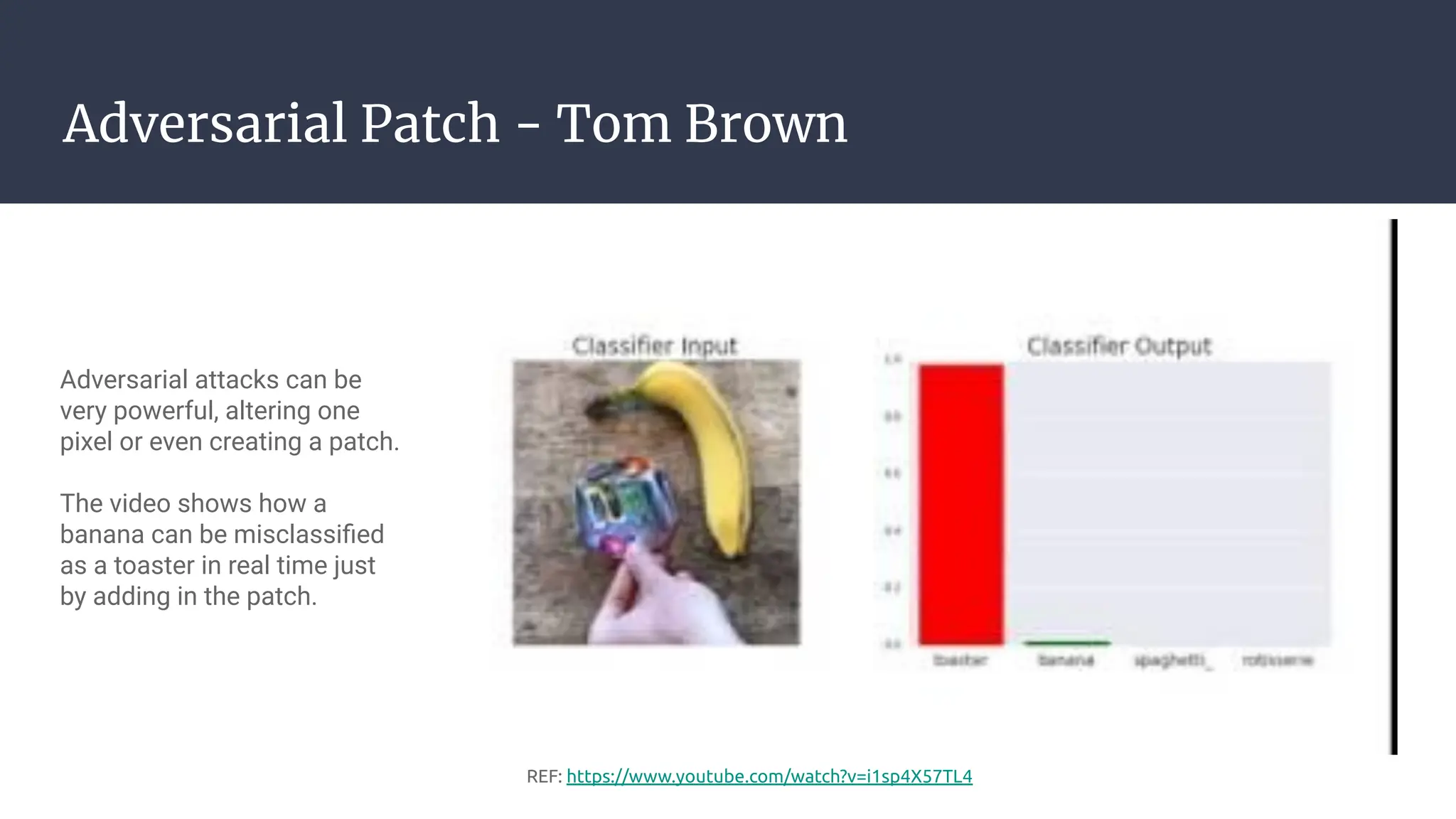 Presentation about adversarial image attacks | PDF