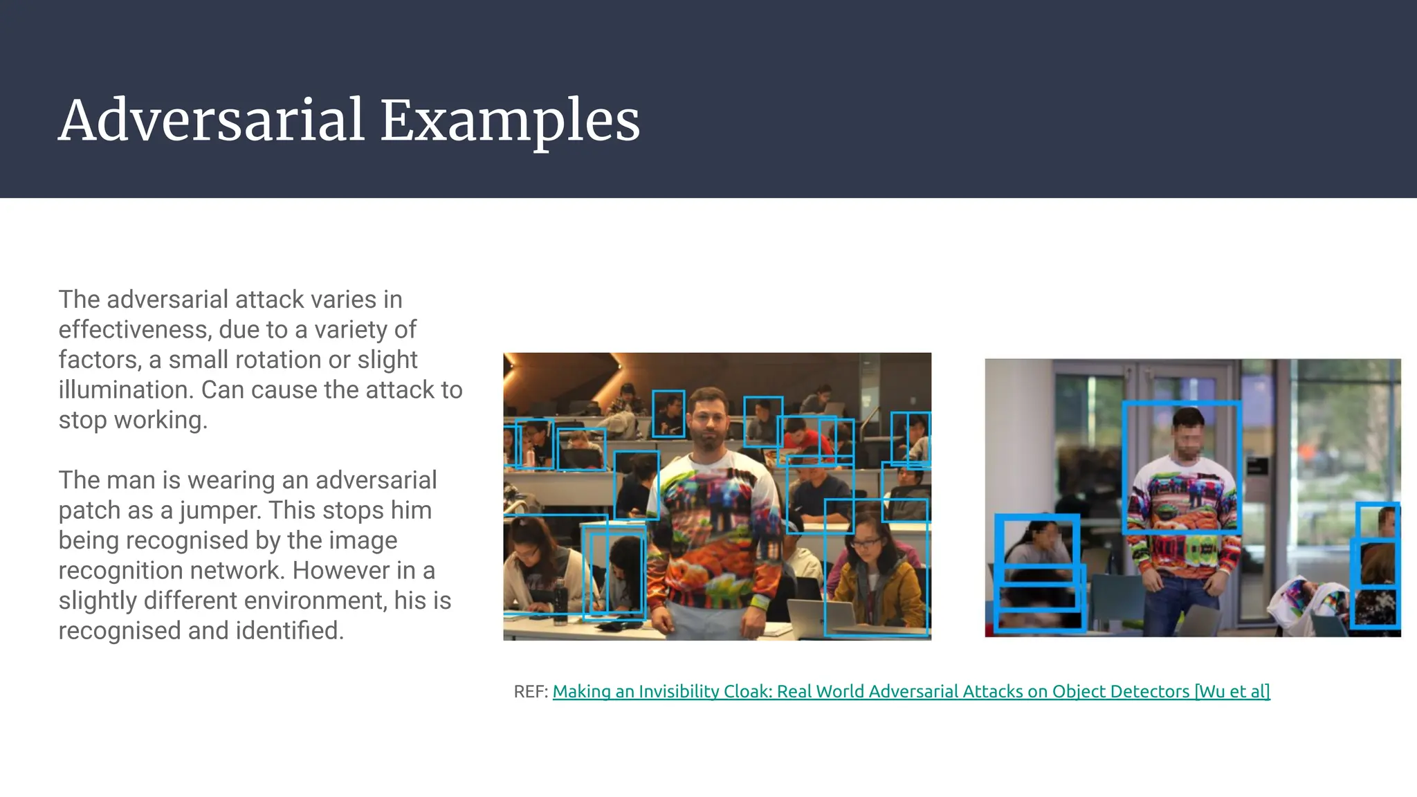 Presentation about adversarial image attacks | PDF