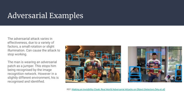 Presentation about adversarial image attacks | PDF