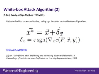 Adversarial ml | PPT