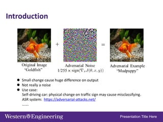 Adversarial ml | PPT