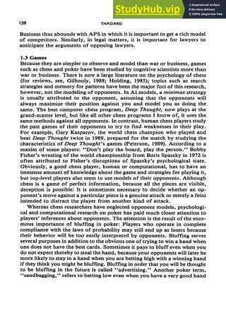Adversarial Problem Solving Modeling An Opponent Using Explanatory ...