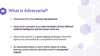Adversarial robustness using clever hans | PPT