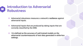 Adversarial robustness using clever hans | PPT