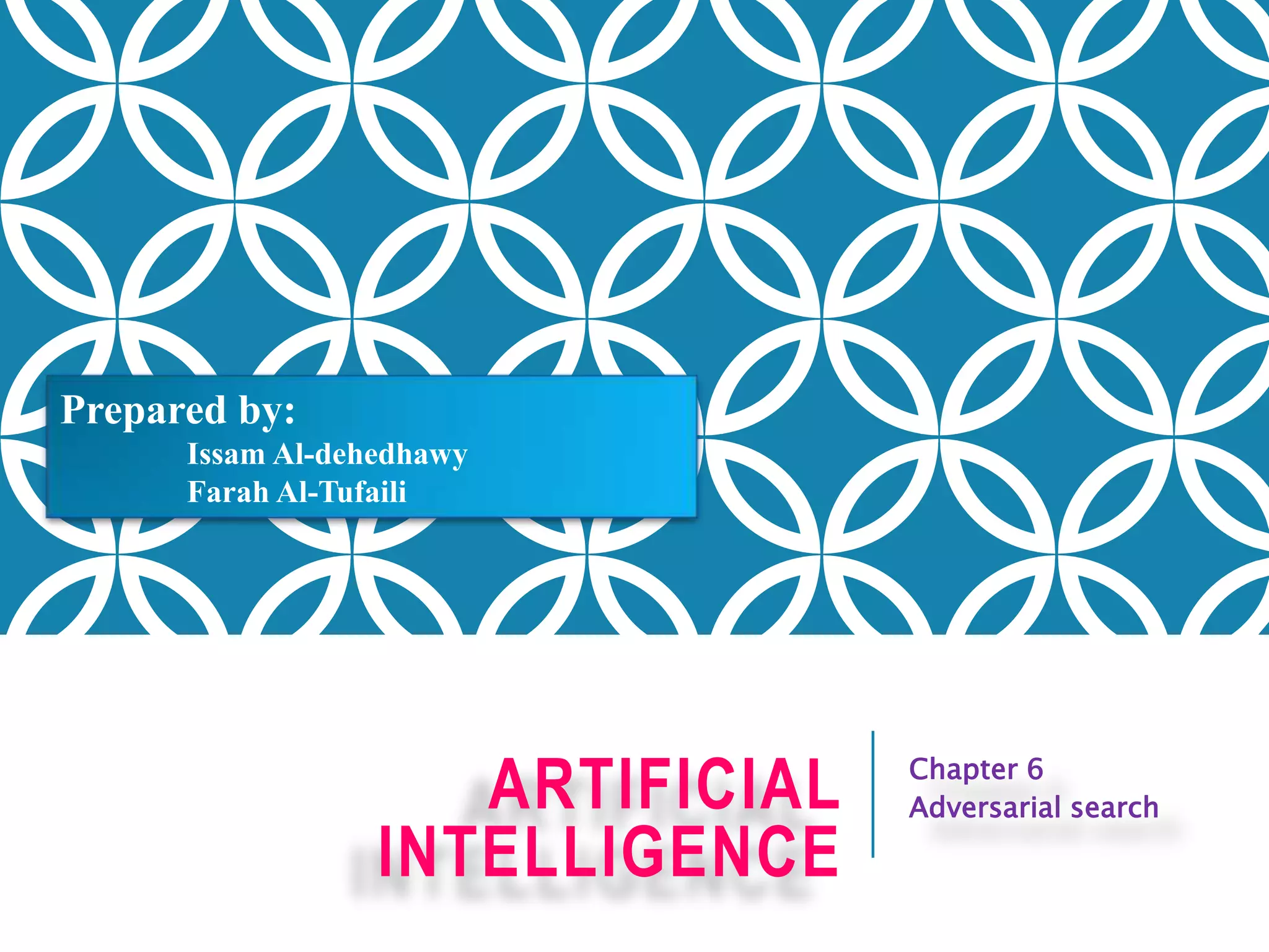 Adversarial search | PPTX