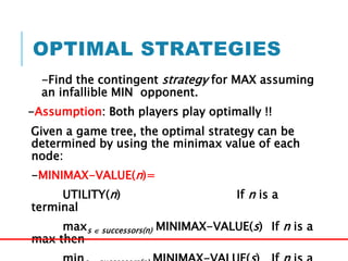 Adversarial search | PPTX